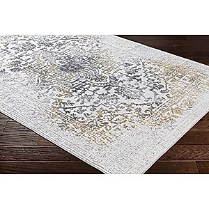 Artistic Weavers Cayla  Charcoal/Mustard Area Rug, 2'7" x 5'