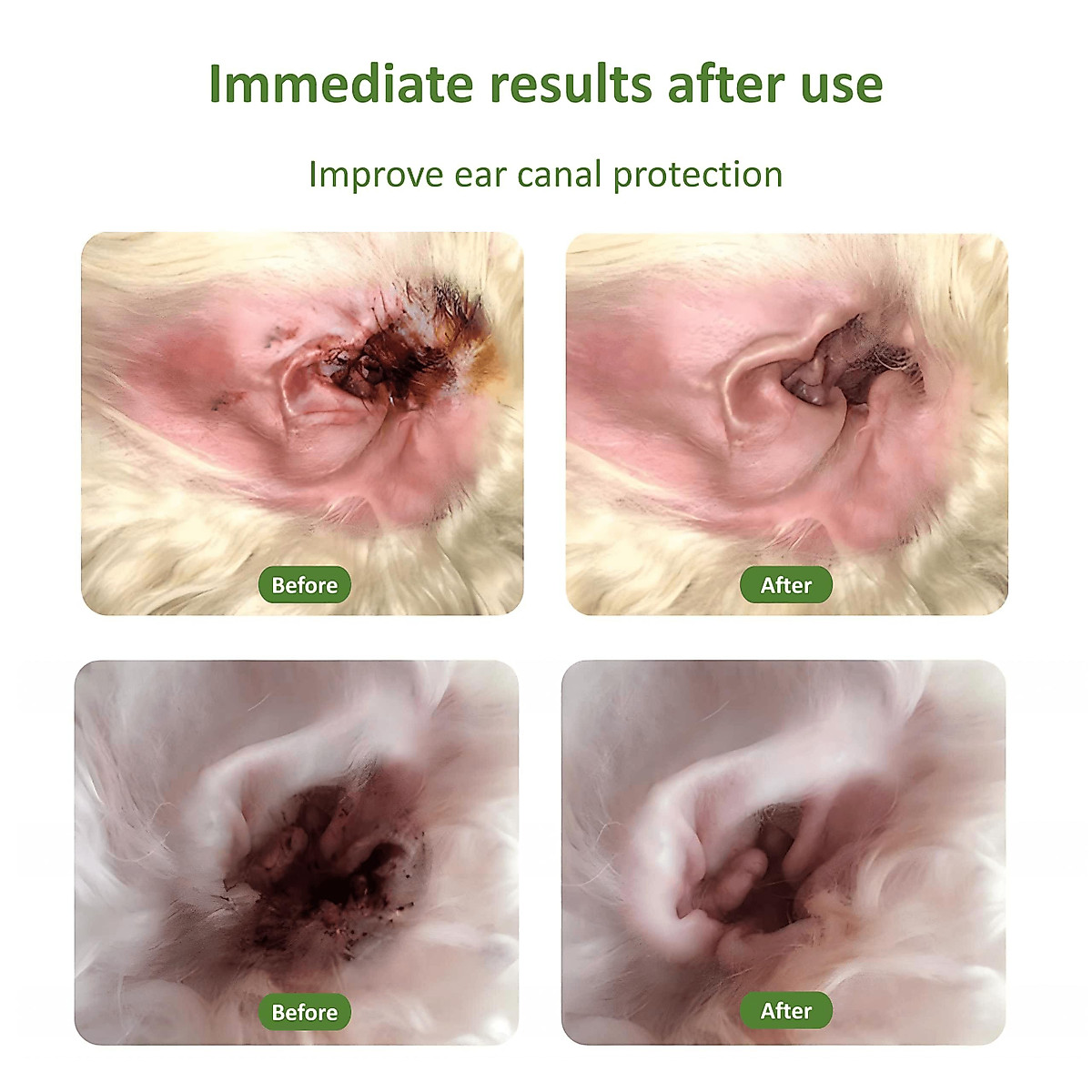 Wolftail Dog Eye Wipes & Dog Ear Wipes & Dog Ear Cleaner