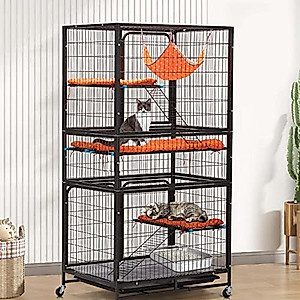 Shallow Travel Litter Box for Cats, Stainless Steel Litter Box for Cat Crate, Cat Playpen, Cat Kennel, Cage, Cat House (4 Quarts)