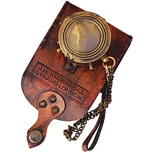 Pocket Compass for Hiking, Survival Instrument Antique “So You Can Always Find Your Way Back Home” Engraved Camping Pocket Compass Nautical Compass Vintage Navigation Outdoor Compass by MAI