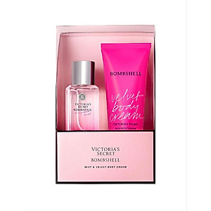 Victoria's Secret Gift Set Bombshell 2 Piece Mist & Velvet Body Cream