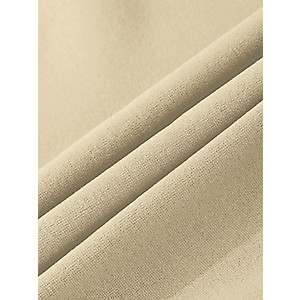 Floerns Men's Letter Graphic Print Long Sleeve Drawstring Hoodie Sweatshirt Tops A Khaki S