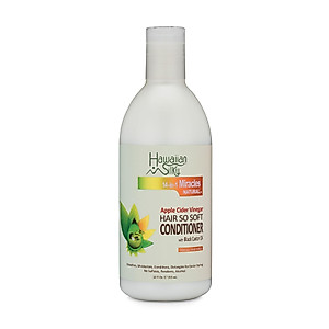 Hawaiian Silky Hawaiian silky 14-in-1 miracles hair so soft conditioner with black castor oil 12 fluid ounce, White, 12 Fl Ounce