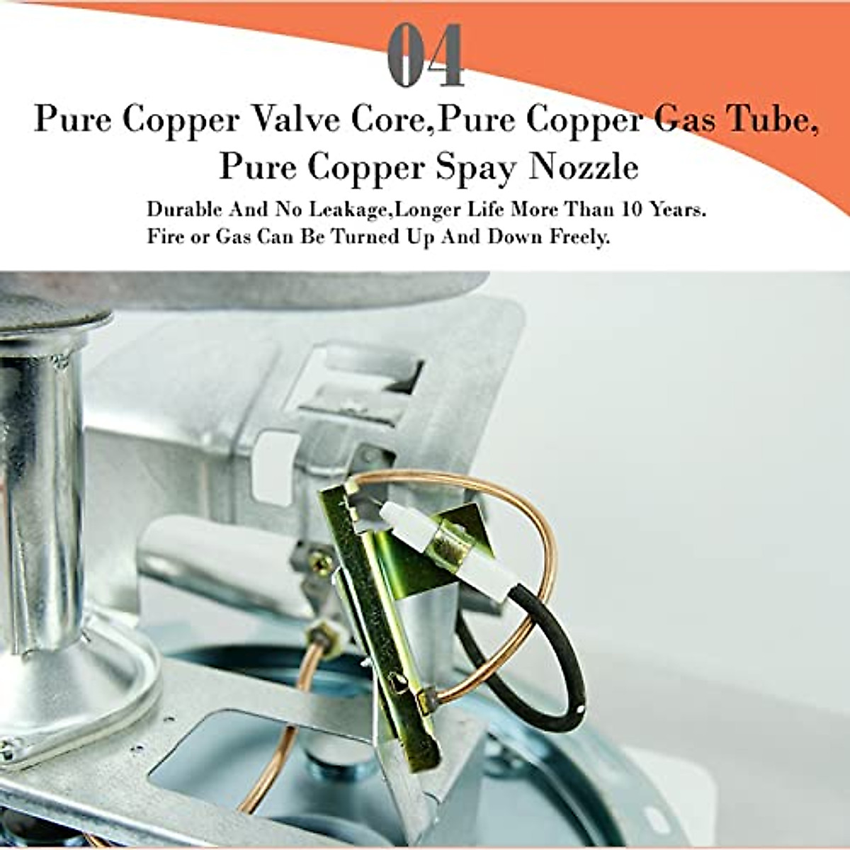 Portable Gas Heater for Outdoor Camping, Table Top Propane Heater with Hypoxia Protection, 8kw Patio Heater for Garden/Balcony,Natural Gas