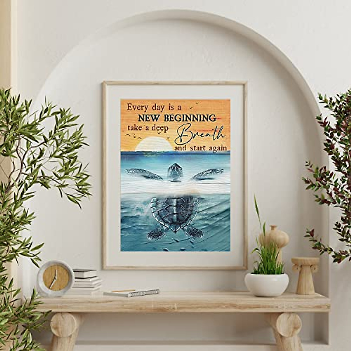 Inspirational Turtle Diamond Art Painting Kits for Adults - Full Drill Diamond Dots Paintings for Beginners, Round Paint with Diamonds Pictures Gem Art Painting Kits DIY Adult Crafts Kits 12x16inch