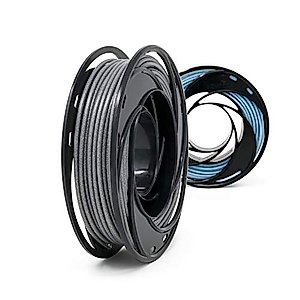 Gizmo Dorks Glitter PLA 3D Printer Filament 3mm (2.85mm) 200g, Gray