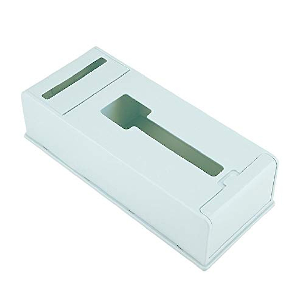 Plastic Bag Organizer - Wall-Mounted Plastic Bag Dispenser Garbage Trash Bags Storage Box Kitchen Organizer Holder(blue)