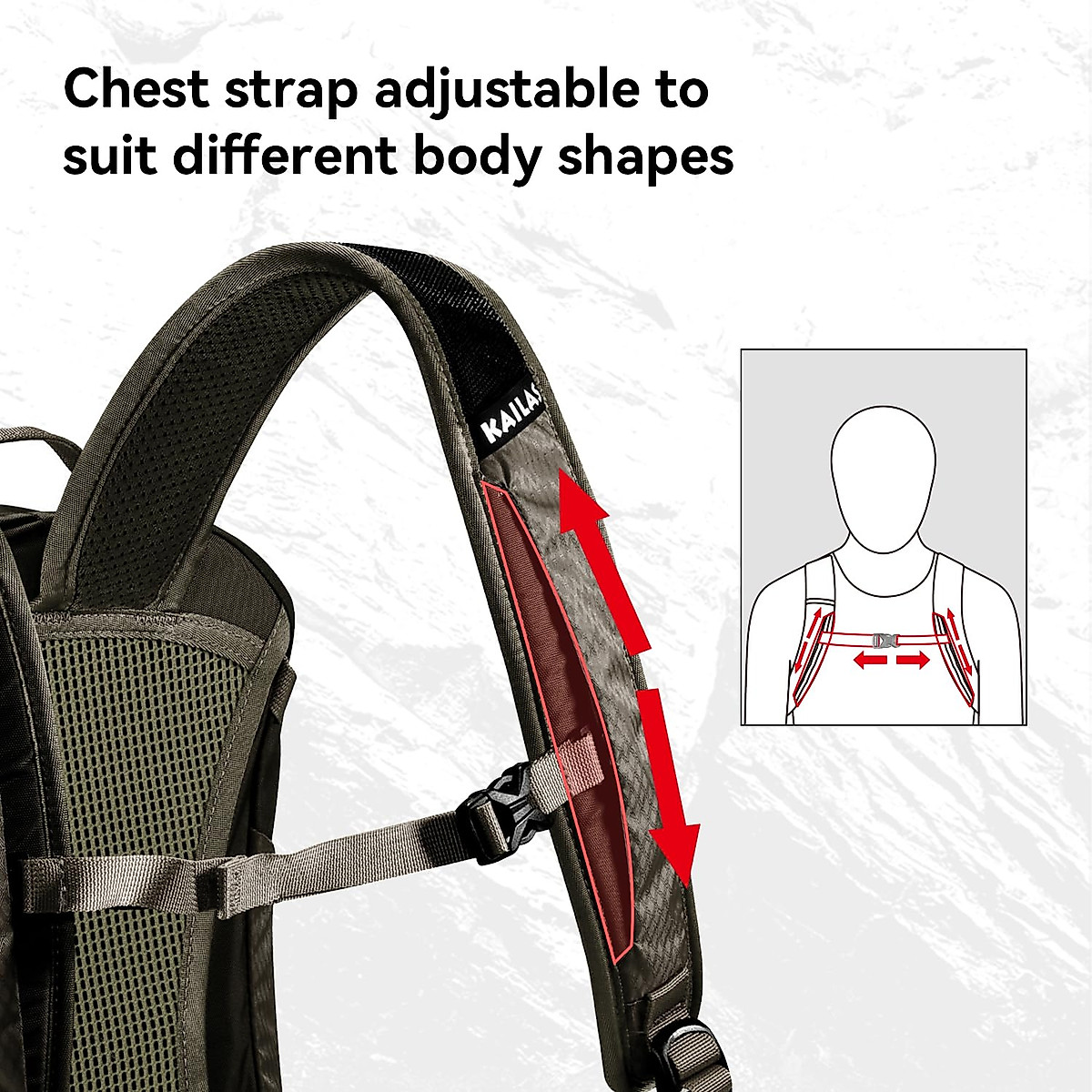 KAILAS Hurricane 20L 26L Hiking Backpack Lightweight Trekking Daypack Small Backpacks for Traveling Camping Outdoor Dull Green 26L