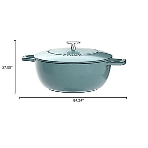staub Wa-NABE 40501-002 Wanabe Gray S 6.3 inches (16 cm) Two-Handed Casting, Enameled Pot, Rice, Induction Compatible, Japanese Authentic Product