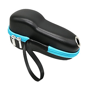 FOMIYES 3pcs Box Razor Storage Box Travel Razor Case Mesh Pouch Blue Sturdy Pu Compact Electric Shaver Organizer Razor Container