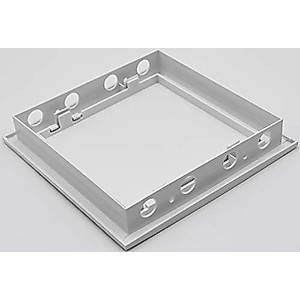 6" x 6" White Access Panel Door Opening Flap Cover Plate - Plumbing, Electricity, Alarm Wall Access Panel for Drywall - Box Door Lock - Door Latch - Size/Color (6 x 6, White)