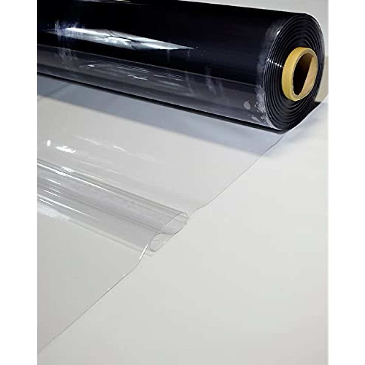 USA Fabric Store Clear Marine Vinyl 12 Gauge Double Clear Polished Poarch Enclosure 54" W by Yard