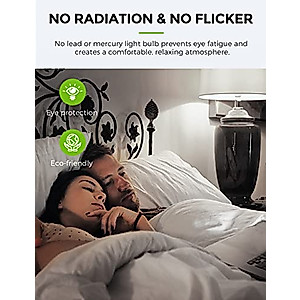 3 Way Light Bulbs, LOHAS 3 Way LED Light Bulbs 50 100 150W Equivalent, Daylight White 5000K, Three Way A19 Light Bulbs, E26 Base LED Bulbs for Desk Lamps, Floor Lamps, Table Lamps, 2 Pack