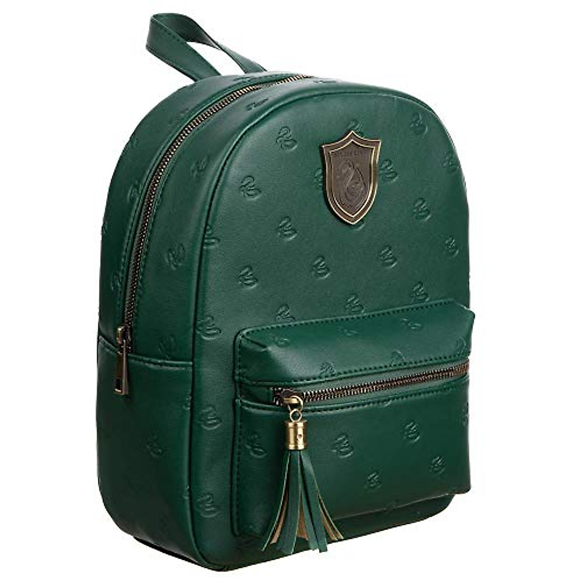 Bioworld Slytherin Hogwarts House Harry Potter Faux Leather Mini Backpack
