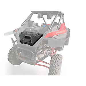 UTV Rear Cargo Box for RZR PRO,CPOWACE Waterproof 42QT/73QT Rear Cargo Storage Box Compatible with Polaris RZR Turbo R/PRO XP 4 LE 2020-2022