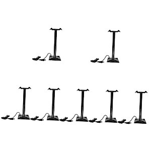 Parliky 7pcs Headphone Stand Aluminum Alloy Desk Accessories