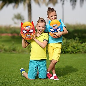 ZURU Vlad & Niki Superhero Surprise Egg Robot Battle with 20+ Surprises, Blue, Series 1