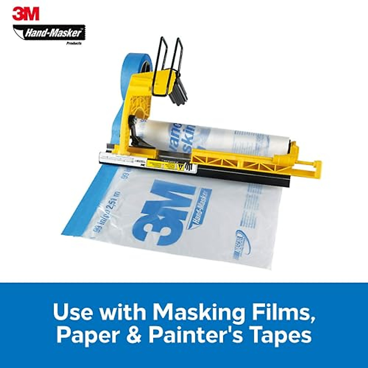 3M™ Hand-Masker™ Pre-Loaded Dispensers, Masking Film Tape Kit