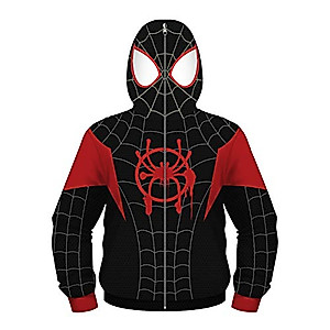 Fancy Uyee Kids Boys Teen Full Zip Up Hoodie Halloween Cosplay Sweatshirts Jackets Costumes for Boys(SP 013,M(8-11 years)