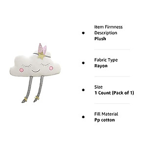 Nooer pp cotton Plush Soft Cute Cloud Pillow 16 Inch …
