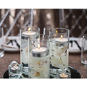 L'ner Tea Lights Candles - Pack of 200 White Unscented Candle Lights with 3.5 Hour Burning Time - Tea Candles for Wedding, Home, Parties, and Special Occasions