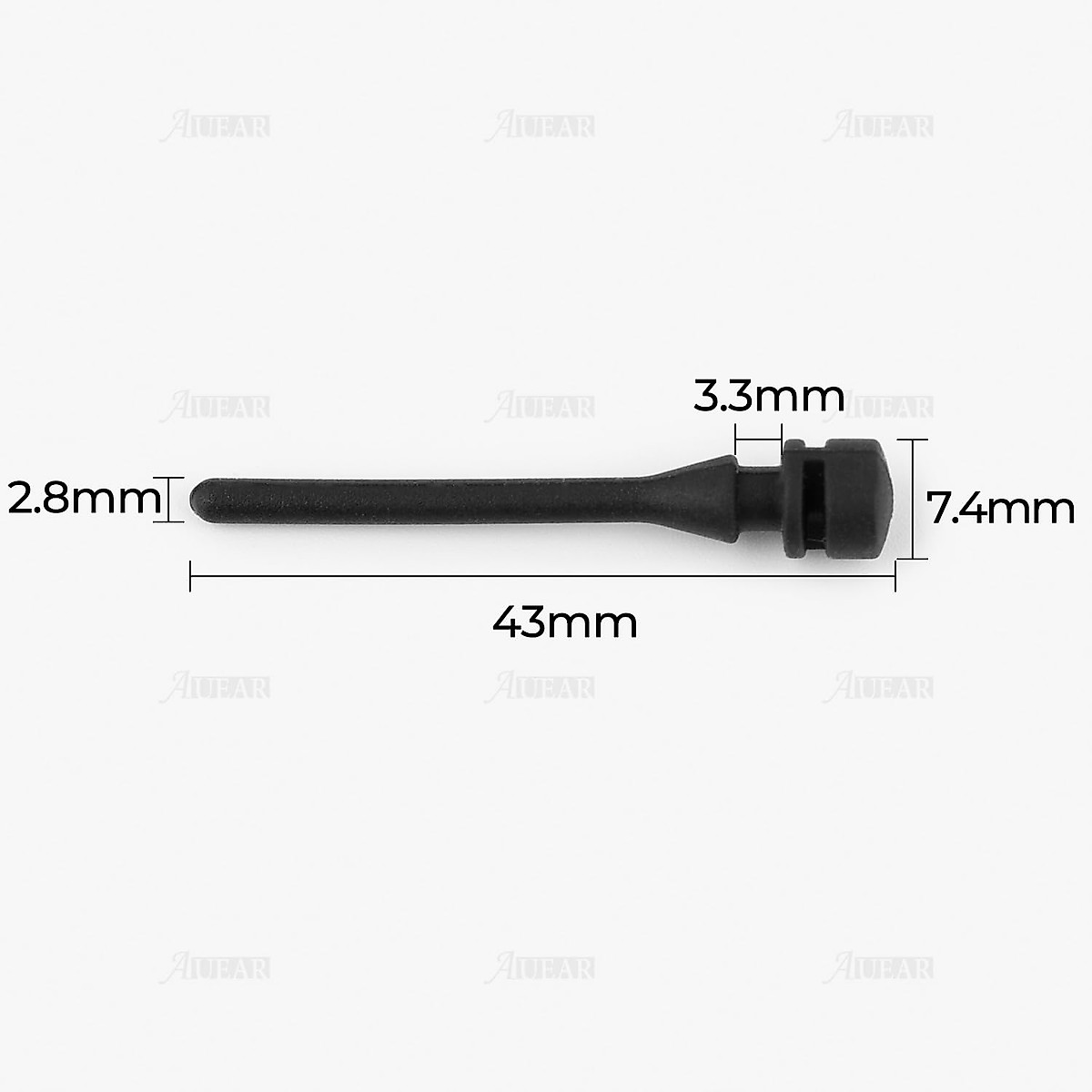 AUEAR, 50 Pack Case Fan Soft Silicone Anti Noise Reducing Vibration Screws Fan Rivet Mounting for Pack Case Fan or CPU Fan