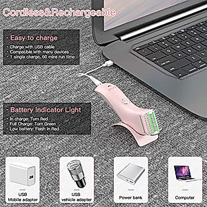 Electric Razor for Women brori Shavers Bikini Trimmer Body Hair Removal 3 in 1 Rechargeable Wet & Dry Painless Cordless for Legs and Underarms, with 2 Speed Childproof Lock
