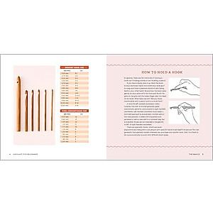 Crochet for Beginners: A Stitch Dictionary with Step-by-Step Illustrations and 10 Easy Projects