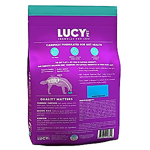 Lucy Pet Products Formulas for Life - Limited Ingredient Diet Dry Dog Food, All Breeds & Life Stages - Chicken, Brown Rice & Pumpkin, Multi, 4.5 lb