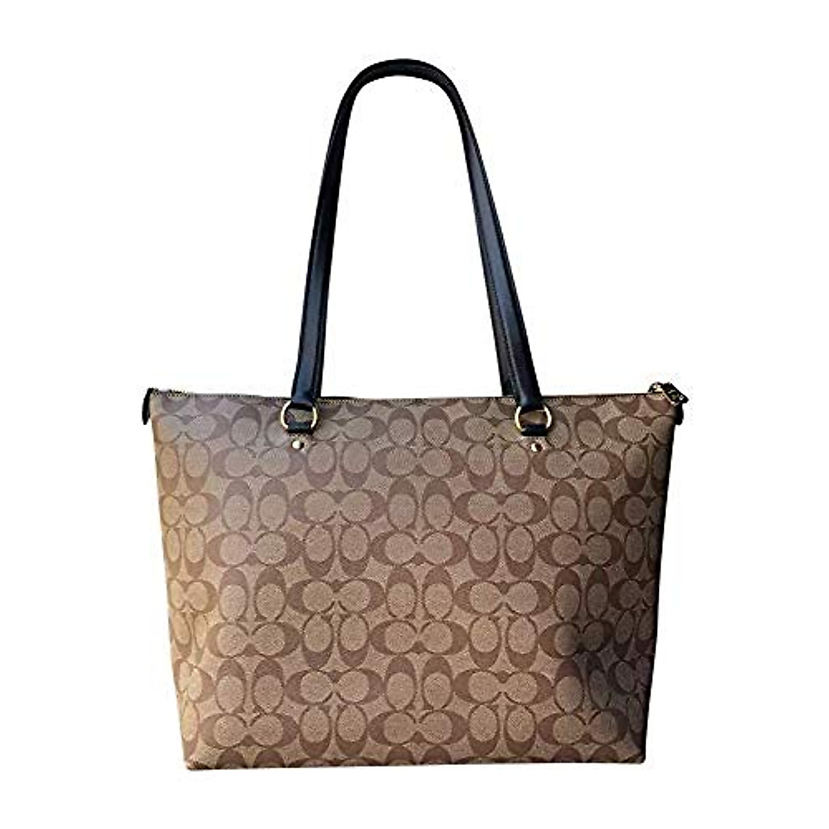 Coach Gallery Tote Shoulder Bag (Khaki/Black)
