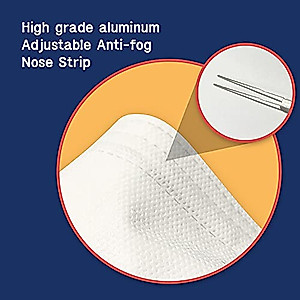 VATTNIG [Pack of 25] Korean Face Mask – Soft and Durable Korea Face Mask for Adults – Protective Health Face Mask for Dust and Smoke – 4-Layer Protective Filter [Individually packaged] BLACK