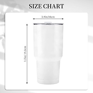 Monogram J Initial Name 30 oz Tumbler with Lid, Stainless Steel Travel Coffee Mug Water Bottle