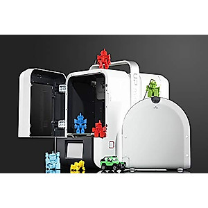 Tiertime UP Mini 2 ES 3D Printer, Linux Embedded System, Built-in HEPA Filtration, Advanced Materials Options, WiFi Connection, White, One Size