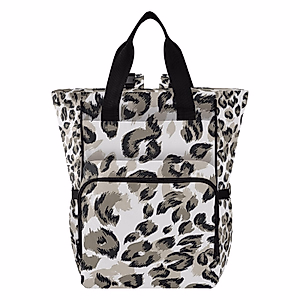 ALAZA Diaper Bag Backpack for Baby Nappy Changing Bags Multifunction Leopard Pattern(37) Travel Back Pack(226te5g)