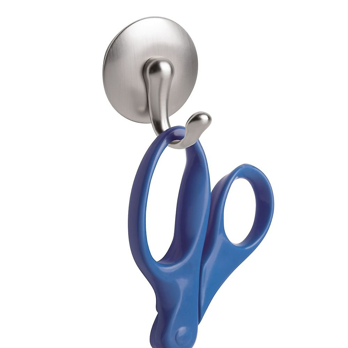 InterDesign York Magnetic Key Rack Organizer for Home & Kitchen - Set of 3, 1 Hook, Stainless Steel/Chrome