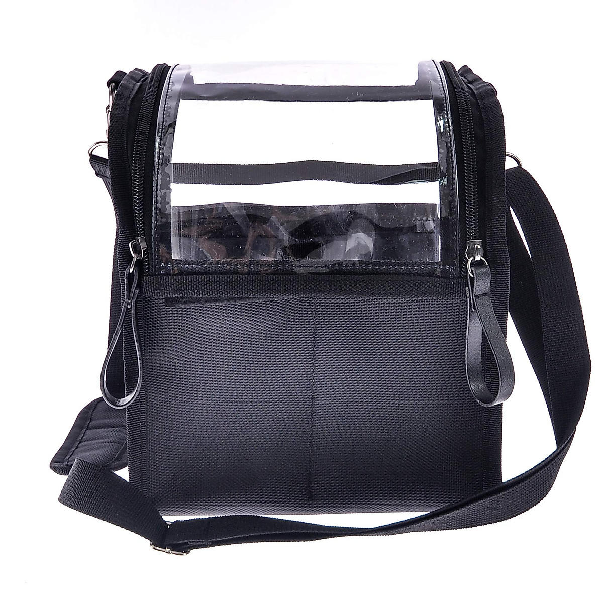 Jula Vance Trave Medium Makeup Brush Buddy Makeup Brush Holder Bag Cosmetic Kits Beauty Accessories Storage Organizer Bag with 4 Dividers & Shoulder Straps