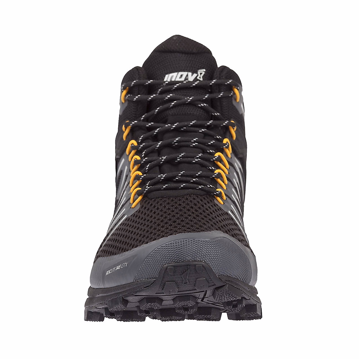 Inov-8 Mens Roclite 345 GTX - Lightweight Waterproof Hiking Boots - Black/Yellow - 8