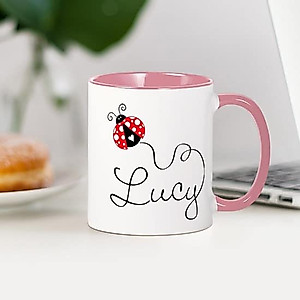 CafePress Ladybug Lucy Mug Ceramic Coffee Mug, Tea Cup 11 oz