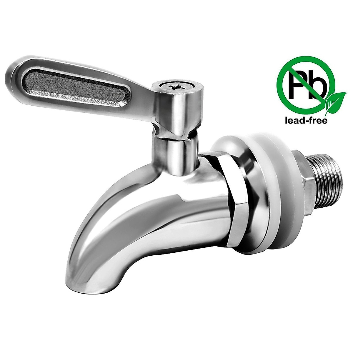 DOZYANT Updated More Durable Beverage Dispenser Replacement Spigot,Stainless Steel Polished Finished, Water Dispenser Replacement Faucet, fits Berkey and Other Gravity Filter Systems as Well