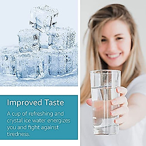 AQUA CREST I2000 2 Under Sink Water Filter, 26K Gallons, Replacement Cartridge for Everpure i2000, MC2, ESO7, MH2, EV9612-22, EV9612-56, EV9607-25, EV9613-21, NSF/ANSI 42 Certified, Pack of 2