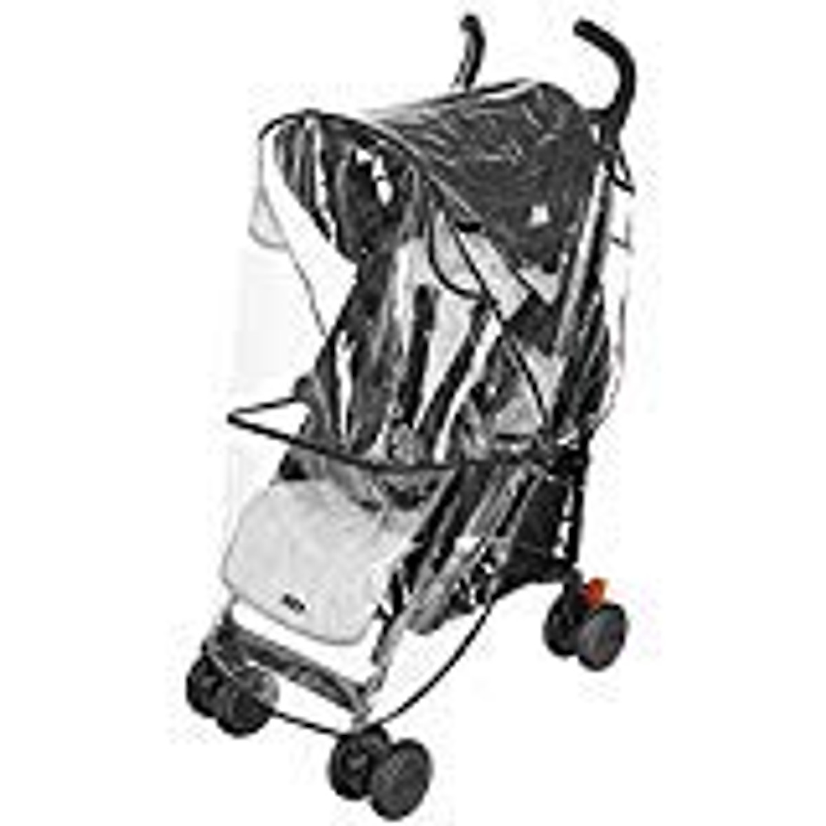 Clear Rain Wind Weather Cover Shield Protector with Ventilation for CHICCO Baby Child Strollers Joggers (Liteway Models)