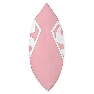 Supergirl White & Pink Shield Throw Pillow, 16x16, Multicolor