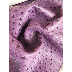 DuroLast™ Classic Ostrich Upholstery Vinyl Fabric Sold by The Yard 2 Tone Embossed Raised DIY Upholstery Accessories Apparel (Orange)