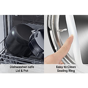 Cocaeli 13-in-1 Electric Pressure Cooker, Rice Cooker, Steamer, Sauté, Yogurt Maker, 10 Safety Features, Non-Stick Inner Pot, 6 Quart, Stainless Steel