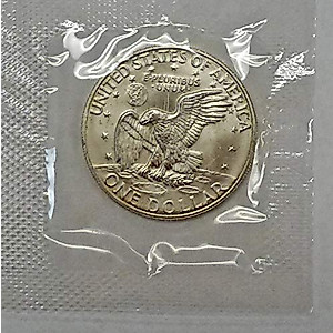 1973 S Eisenhower IKE 40% Silver Dollar Uncirculated in Blue Package