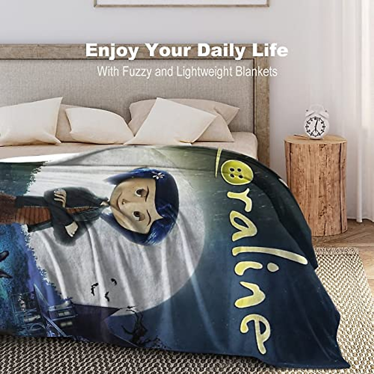 Ultra-Soft Anime Blankets Throw Blanket Fleece Blankets for Couch Bed Sofa, Warm Bedding Blanket 40"x50"