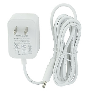 LEFXMOPHY Power Cord Replacement for Hatch Baby Rest Sound Machine Night Light, Barrel Style 5V 1A White AC Supply Adapter Cable 5ft