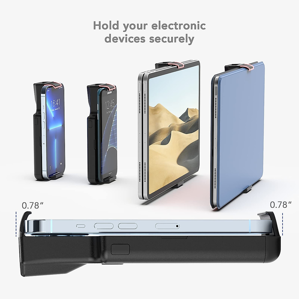 Eyoyo 2D Bluetooth Barcode Scanner Compatible with iPad, Tablet, iPhone, Android Phone, 3000mAh Rechargeable Battery, Portable Wireless 1D QR UPC Bar Code Reader for Library Book Warehouse Inventory…