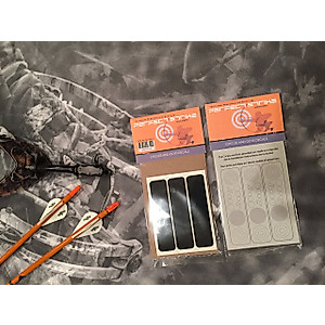 Perfect Strike Archery Circles and Dots Decals for Scope Lenses. Great for Practice or Competition. Perfect Strike Adhesive Backed Vinyl Decals. (Black)