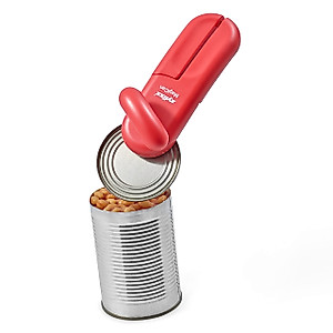 ZYLISS MagiCan Manual Can Opener with Lid Release - Red